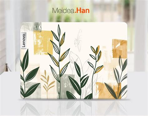 Lenovo Laptop Skin Personalized Sticker Simple Abstract Design Vinyl Gift For Women For Lenovo