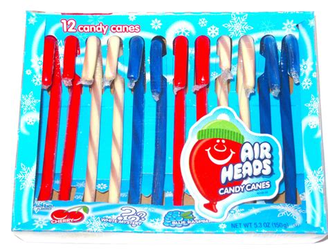 Christmas Candy Canes Airheads 12ct Box — Sweeties Candy Of Arizona