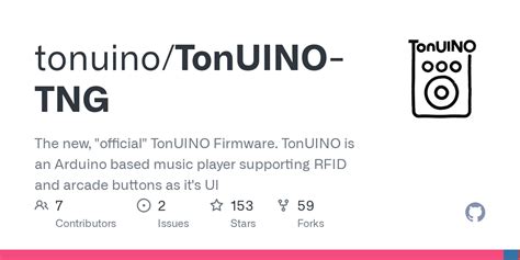 GitHub Tonuino TonUINO TNG The New Official TonUINO Firmware