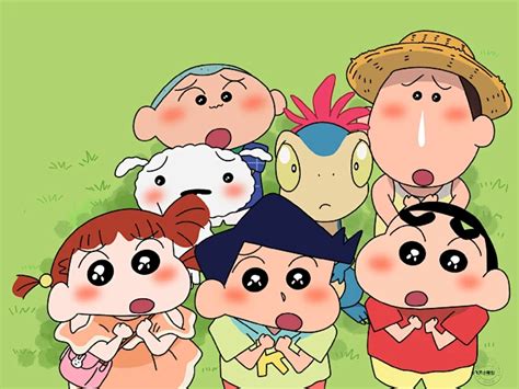 蜡笔小新电脑壁纸 花瓣网