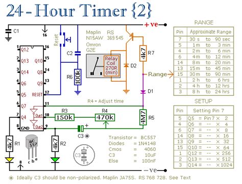 Programmable Digital Timer Circuit Diagram