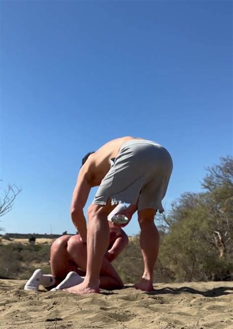 Naked In The Sand Dunes Thisvid Com