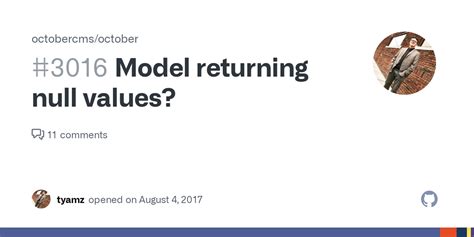 model returning null values · issue 3016 · octobercms october · github