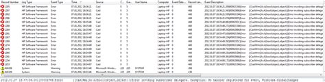 solved hp software framework error event 4 and 5 page 3 hp support