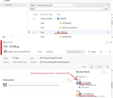 Project Management If Bugs Are On The Same Level As Pbis How Do I Know Where The Bug Came
