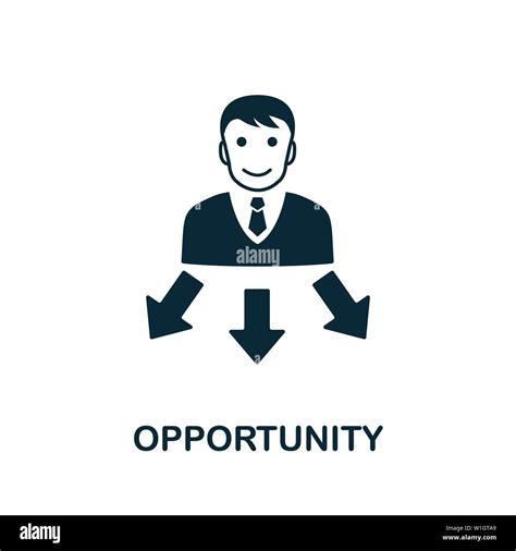 Opportunity Vector Icon Symbol Creative Sign From Crm Icons Collection Filled Flat Opportunity