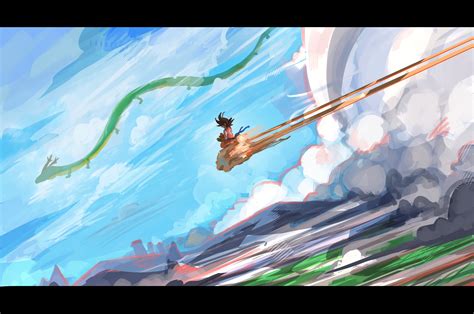 Advarcher Flying Nimbus Shenron Dragon Ball Son Gohan Son Goku Dragon Ball Dragonball Z