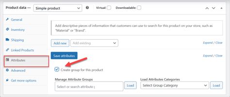 Woocommerce Group Product Attributes Plugin