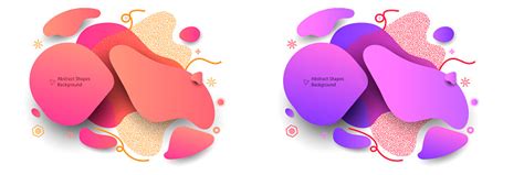 독특한 장식 그래픽 요소입니다 추상적인 모양 동적 개념 배경입니다 그라데이션 모양 배너 예술입니다 최소한의 현대 스타일 컬러 구성 Eps10 벡터입니다 유기농에 대한 스톡
