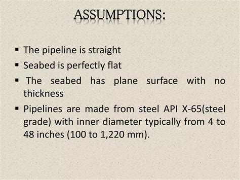 Modeling And Analysis Of Subsea Pipeline By Fem Pptx Civil