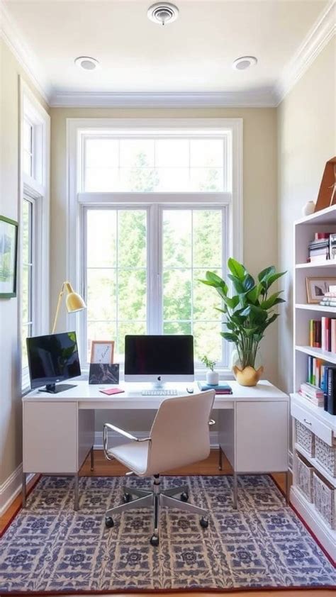 Bay Window Home Office Ideas