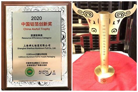 上海神火铝箔有限公司荣获 “2020年中国铝加工产业年度大会”多项荣誉称号 上海神火铝箔有限公司