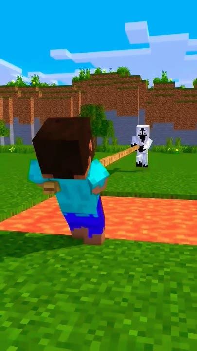 Help Herobrine Tug Of War Vs Entity Bones Imagine Dragons Herobrine Minecraft Shorts