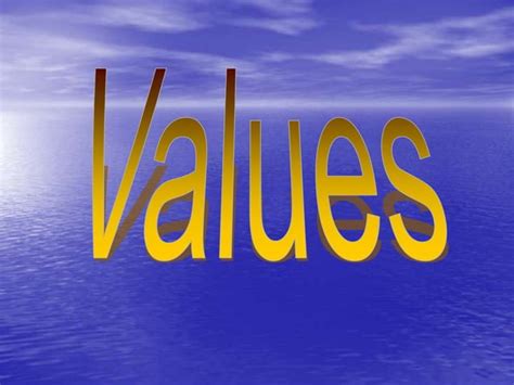Why Values Are Important Ppt Education