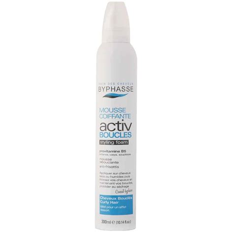 Byphasse Styling Foam Activ Boucles Curly Hair 300ml Wasilonline