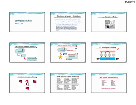 Strategic Business Analysis Bsa STRATEGIC BUSINESS ANALYSIS