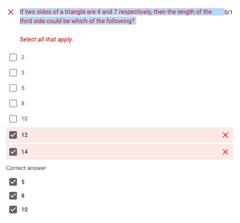 geometry triangle inequality theorem gre quant problem solving