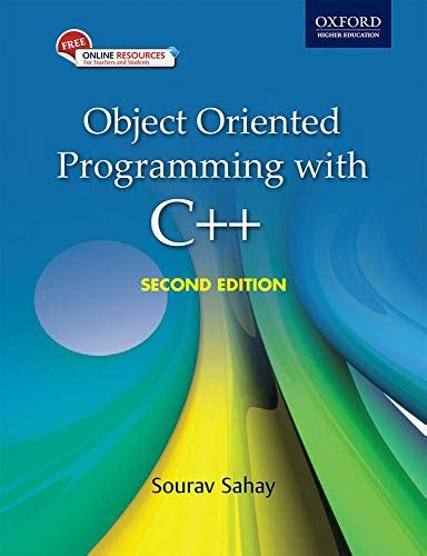 Object Oriented Programming With C Sourav Sahay Books