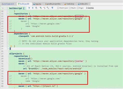 React Native框架启动android报错a Problem Occurred Configuring Root Project