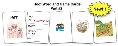 Root Word Game Cards Part William Van Cleave Root Word Game Cards Part William Van Cleave