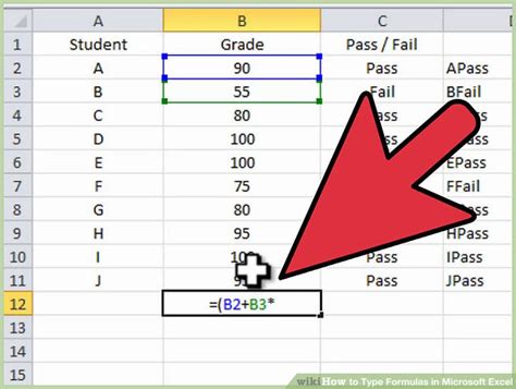 How To Type Formulas In Microsoft Excel 15 Steps With Pictures
