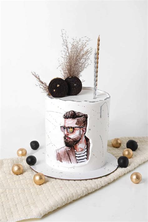 Masculine And Tasty Stylish Man 02 Cake Isfahan Sweets