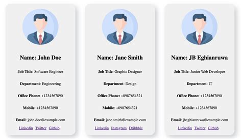 Design Responsive User Profile Card Template Using Html Css And Js