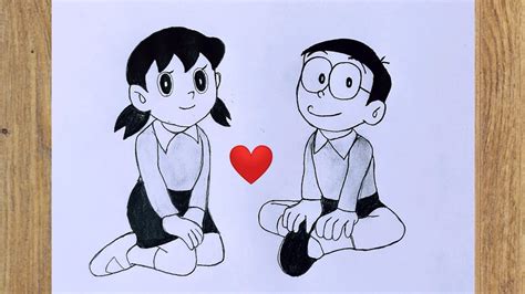Nobita Kissing Shizuka Coloring Pages How To Draw Doraemon Cartoon For Porn Sex Picture