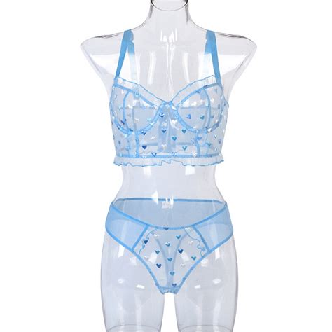 Conjunto De Lencería Erótica De Dos Piezas Para Mujer Set De Lencería
