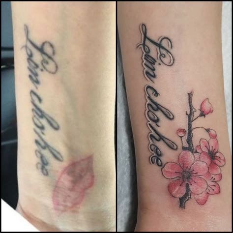 진혼타투 안녕하세요 남양주에서 활동하는 진혼입니다 기존 타샵에서 받으신 레터링and키스마크 타투