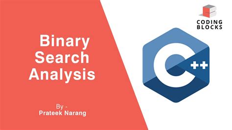 Binary Search 02 Implementation And Time Complexity Analysis Youtube