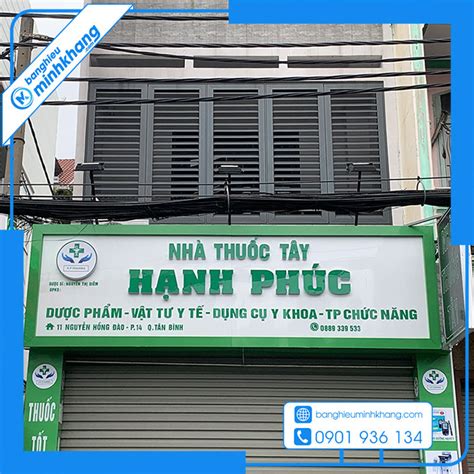 25 Mẫu Bảng Hiệu Nhà Thuốc Quầy Thuốc Đạt Chuẩn GPP Bảng Hiệu Minh