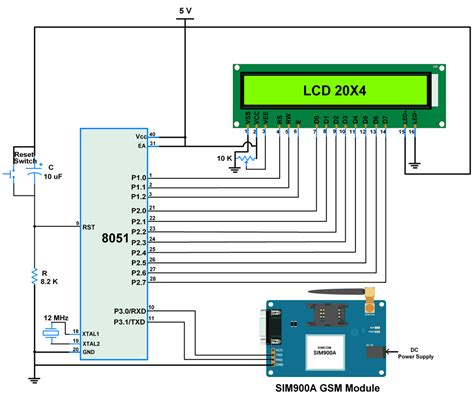 how to interface sim900a gsm with 8051 microcontroller pantech ai