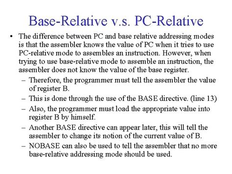 Machine Dependent Assembler Features Assembler Features Machine Dependent
