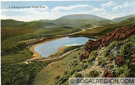 Southern California Regional Rocks And Roads Tejonpasspostcard