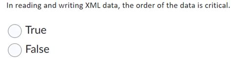 Solved Before Reading Or Writing XML Data You Must Load Chegg