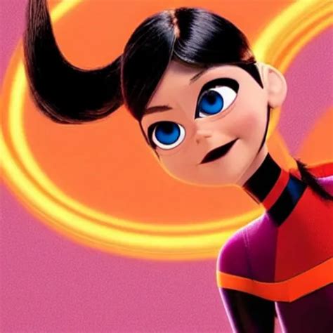Violet Parr Telling Dash Parr To Be Quiet In The Stable Diffusion