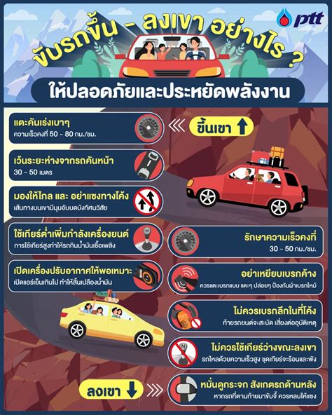ปตท แนะเทคนิค “ขับรถขึ้น ลงเขา อย่างไร ให้ปลอดภัยและประหยัดพลังงาน”