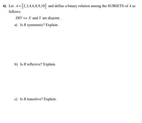 Solved Hello Please Help In Solving The Below Discrete Math