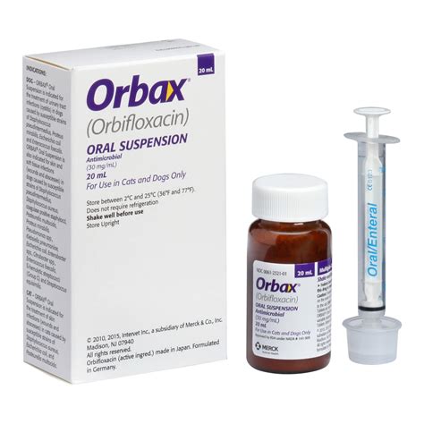 Rx Orbax Oral Suspension Lambert Vet Supply Dog Cat Horse Kennel