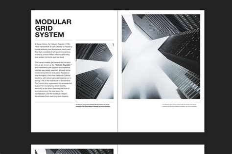 Modular Grid System A4 Grid System Grid Page Layout Design