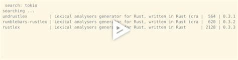 Crates Io Cli — Rust 的命令行工具 Librs · Rust 包仓库