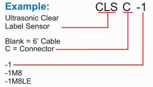 Ultrasonic Clear Label Sensor CLS Series