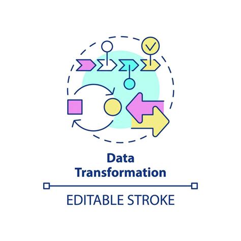 Data Transformation Concept Icon Data Mining Process Abstract Idea