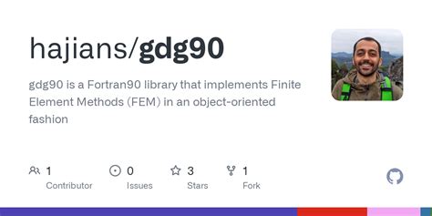 Github Hajiansgdg90 Gdg90 Is A Fortran90 Library That Implements
