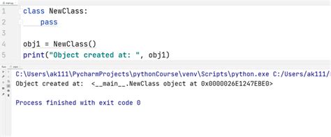 Python Create Object — Tutorialbrain