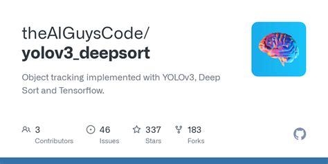 Github Theaiguyscodeyolov3deepsort Object Tracking Implemented With Yolov3 Deep Sort And