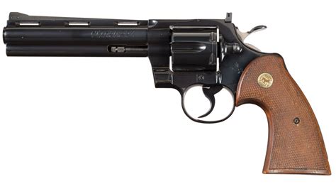 First Year Production Three Digit Serial Number 170 Colt Python Rock Island Auction
