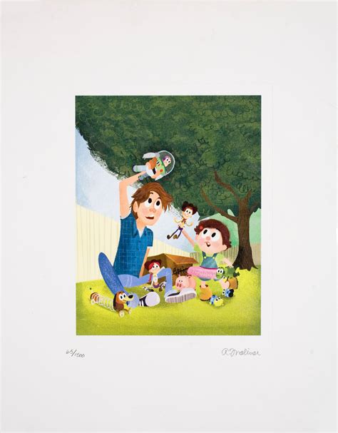 Toy Story 3 Original 2010 U S Mini Movie Poster Signed By Adrian
