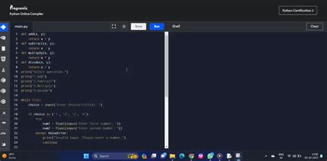 My Latest Project Calculator ×÷ Leveraging Python Watch The